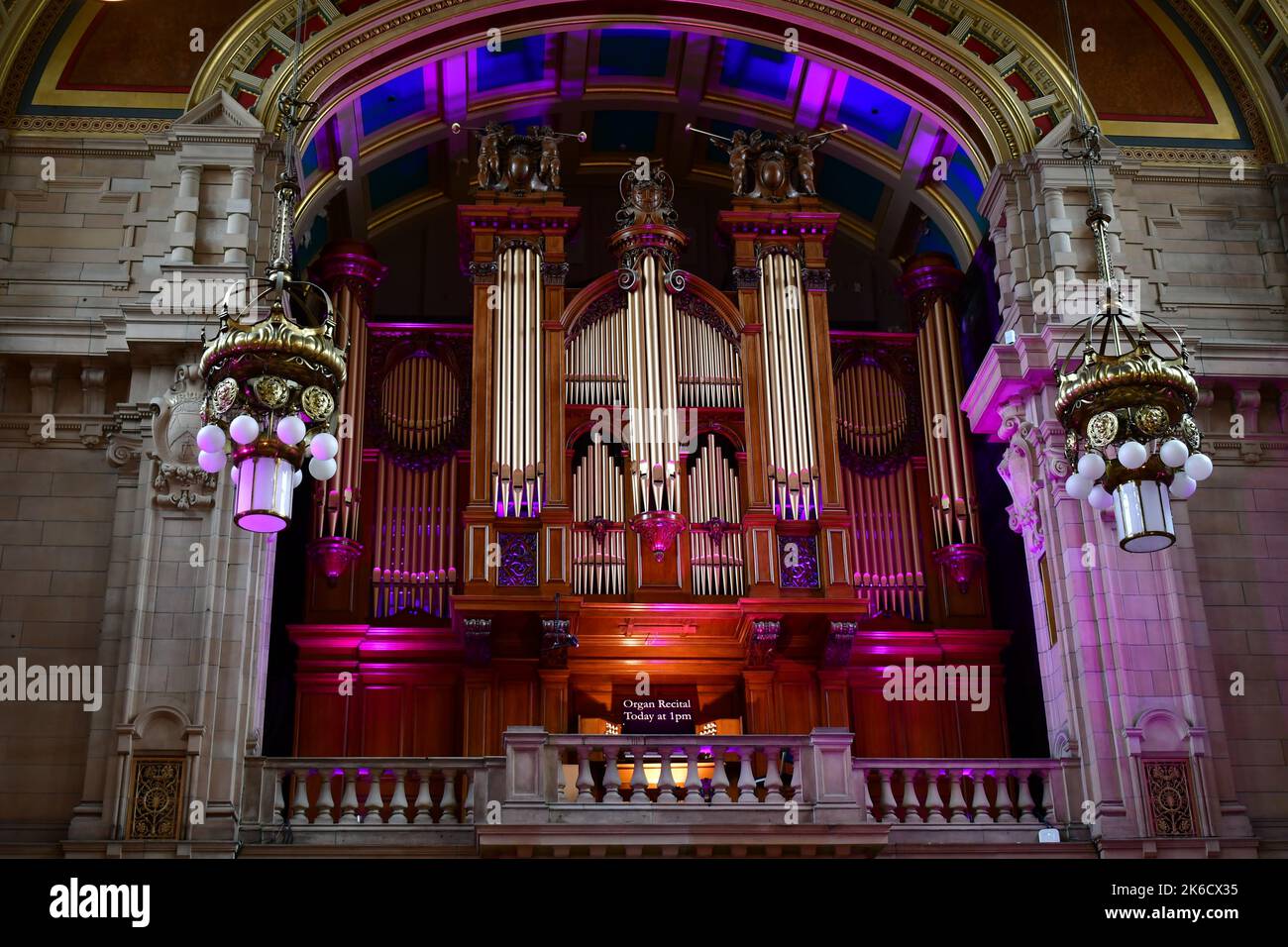 A historic old organ instrument in a church Stock Photo - Alamy