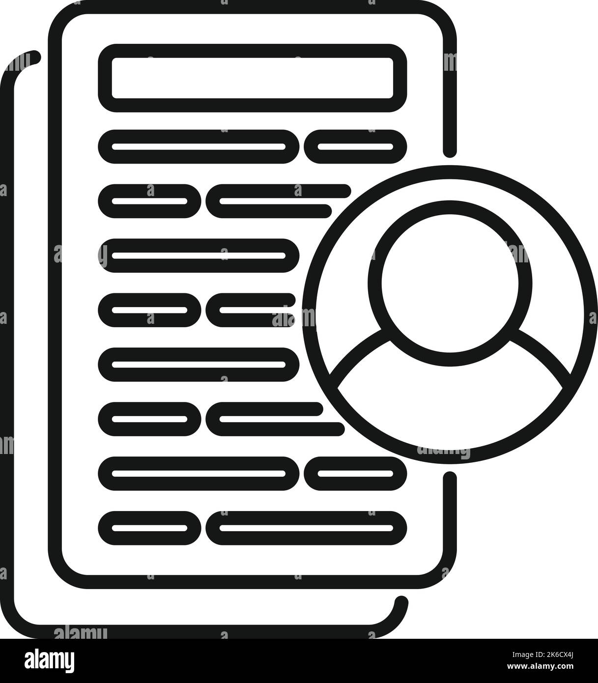 Strategy account icon outline vector. Client platform. System access Stock Vector Image & Art ...