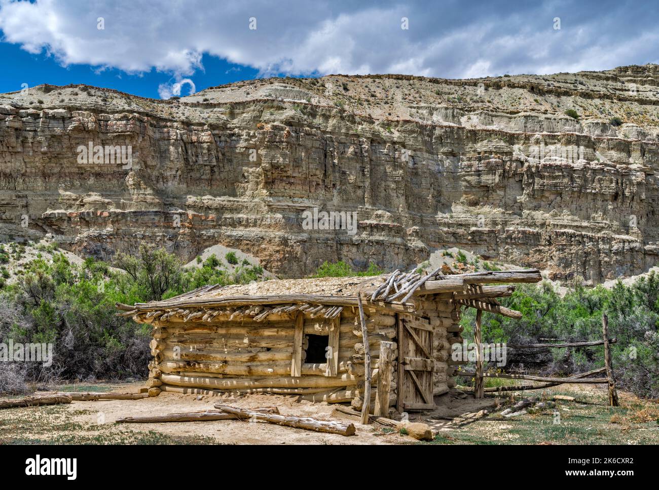 Historical shelter, built by Henry “Hank” Stewart, 1920s, at former ...