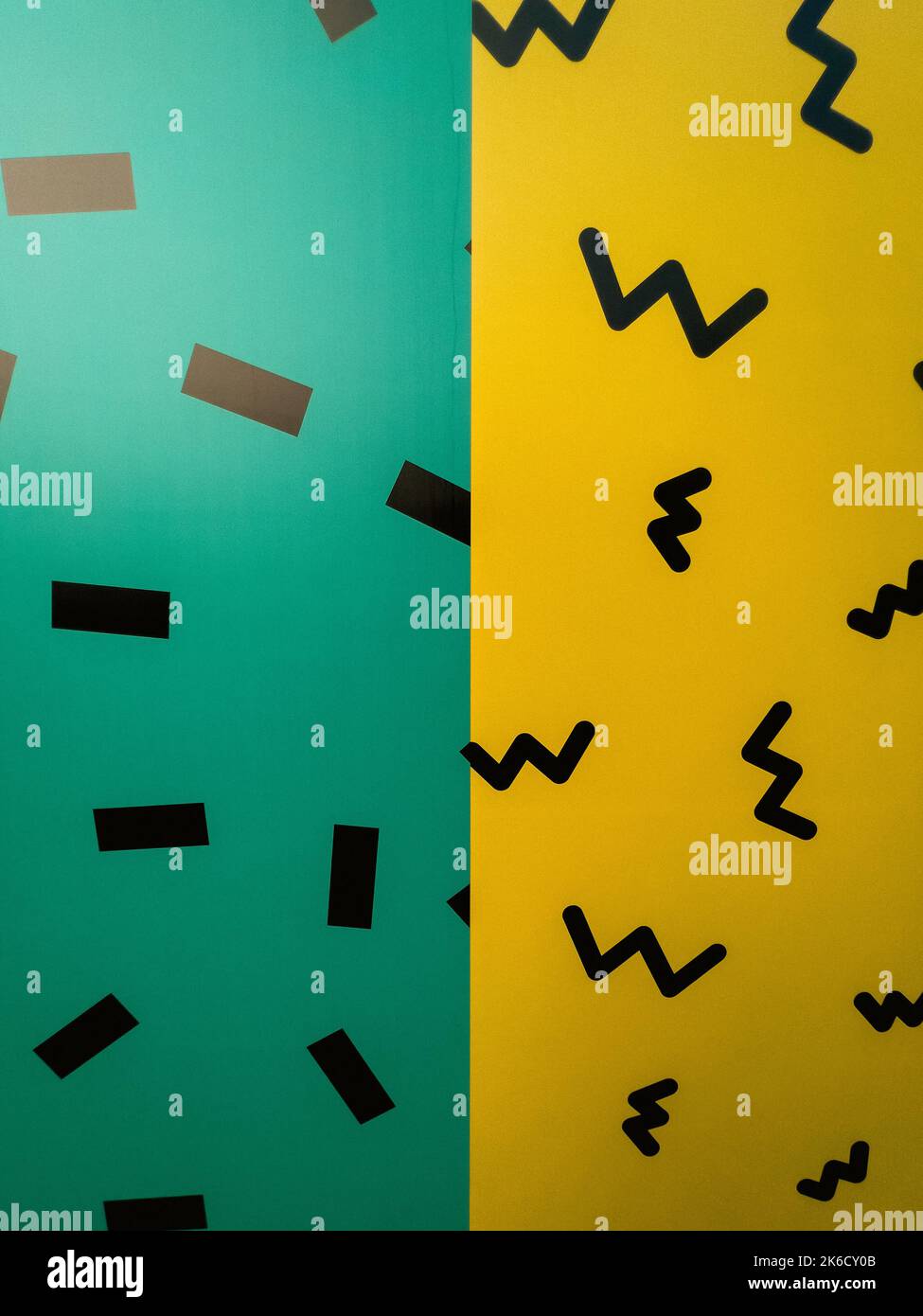 Quirky colourful board design wallpaper, Brightly abstract background ...