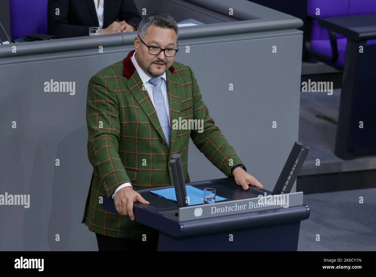 Berlin, Deutschland. 12th Oct, 2022. Stefan Keuter (AfD) during a ...