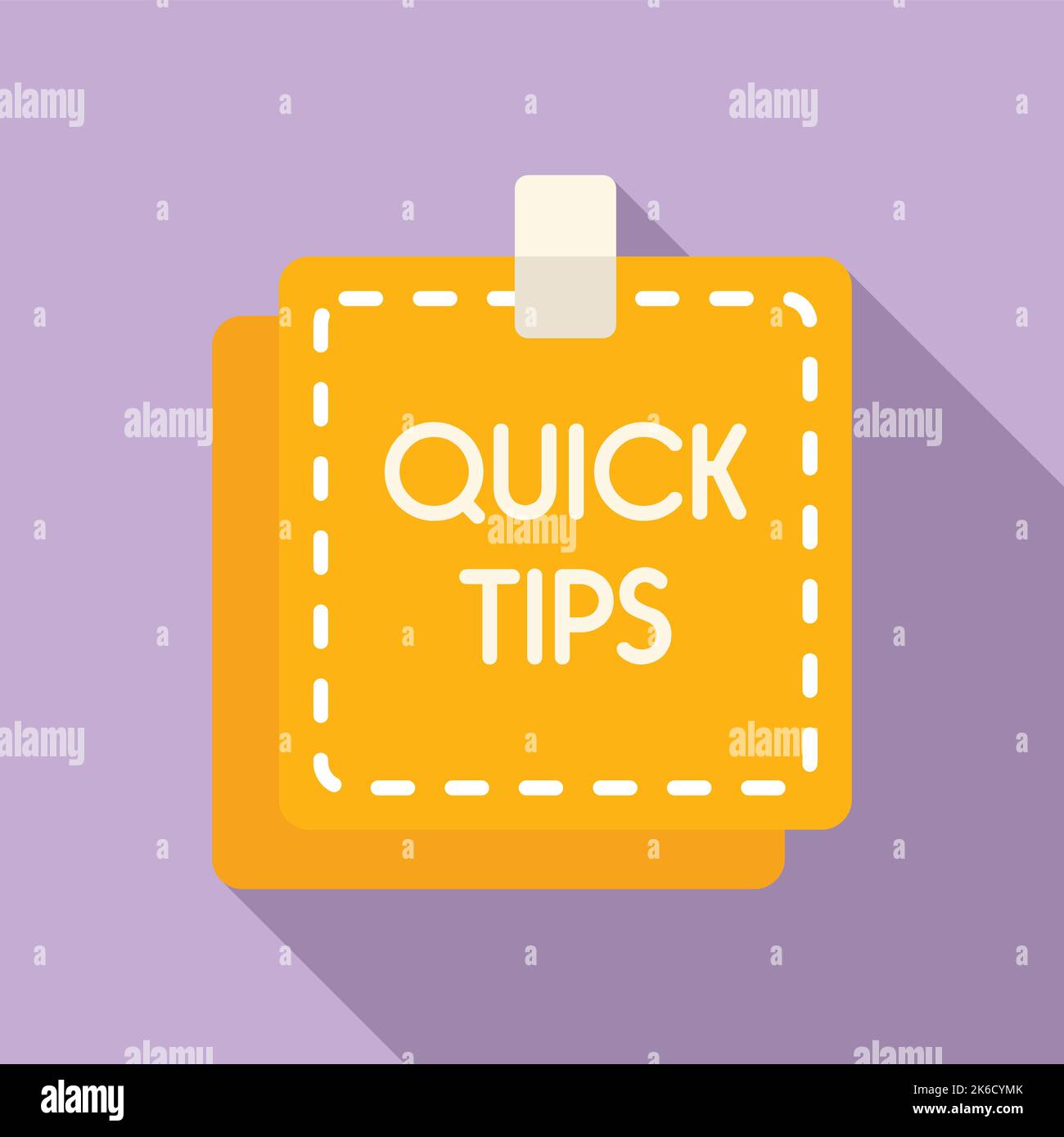 Tips icon flat vector. Idea advice. Quick tip Stock Vector Image & Art ...