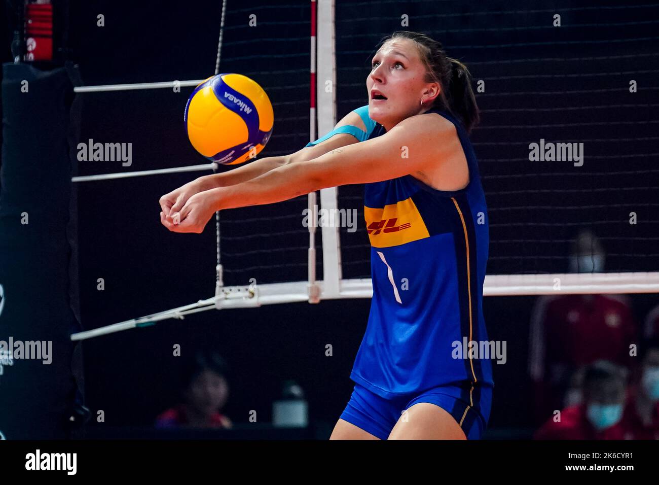 APELDOORN, NETHERLANDS - OCTOBER 11: Marina Lubian of Italy plays the ...