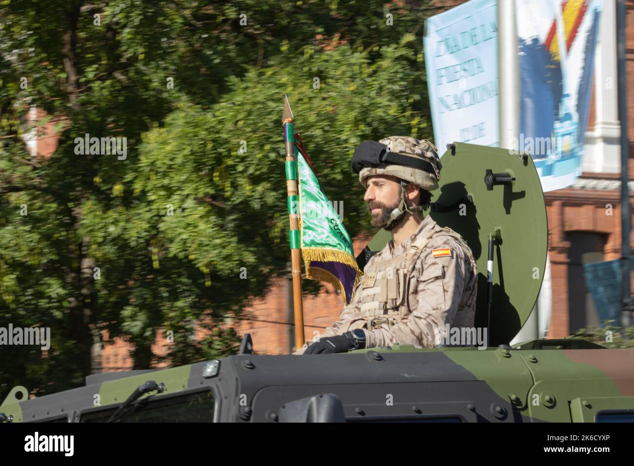 The Military Parade in commemoration of Hispanic Day and the Spanish ...