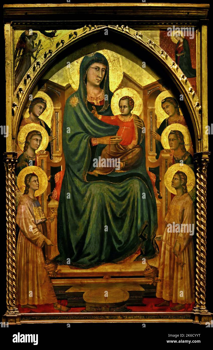 Madonna Enthroned With Angels And Prophets