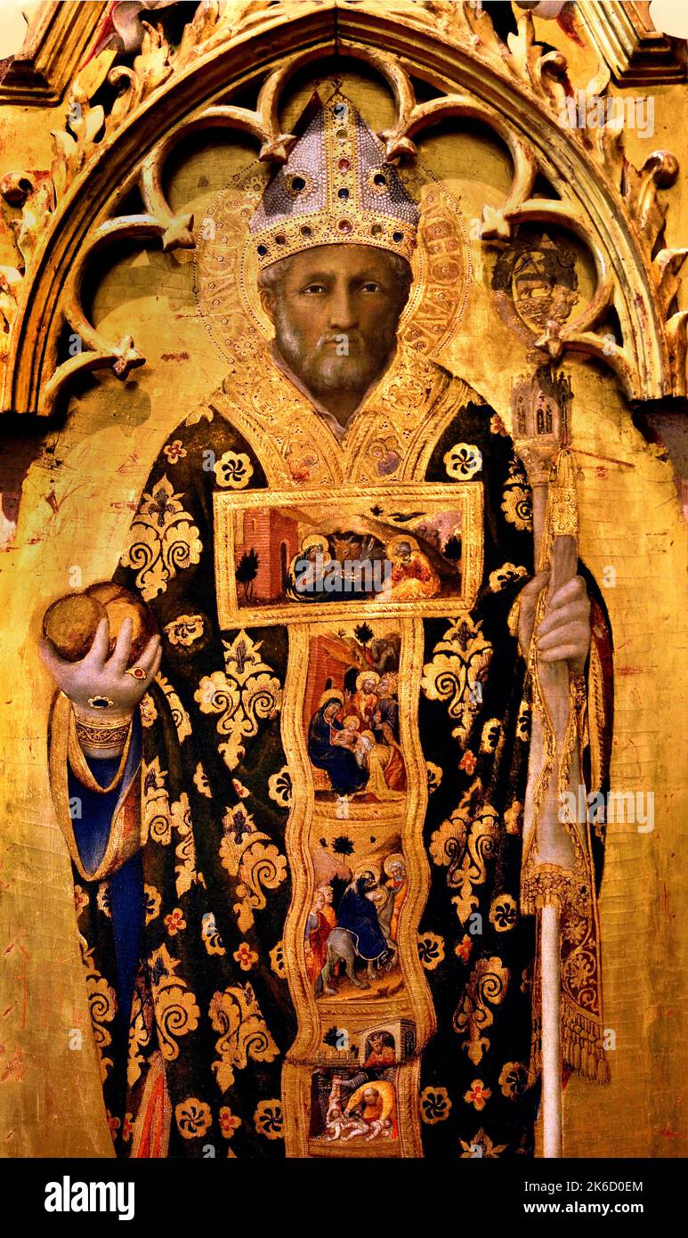 Quaratesi Polyptych, by Gentile di Niccol known as Gentile da Fabriano ...