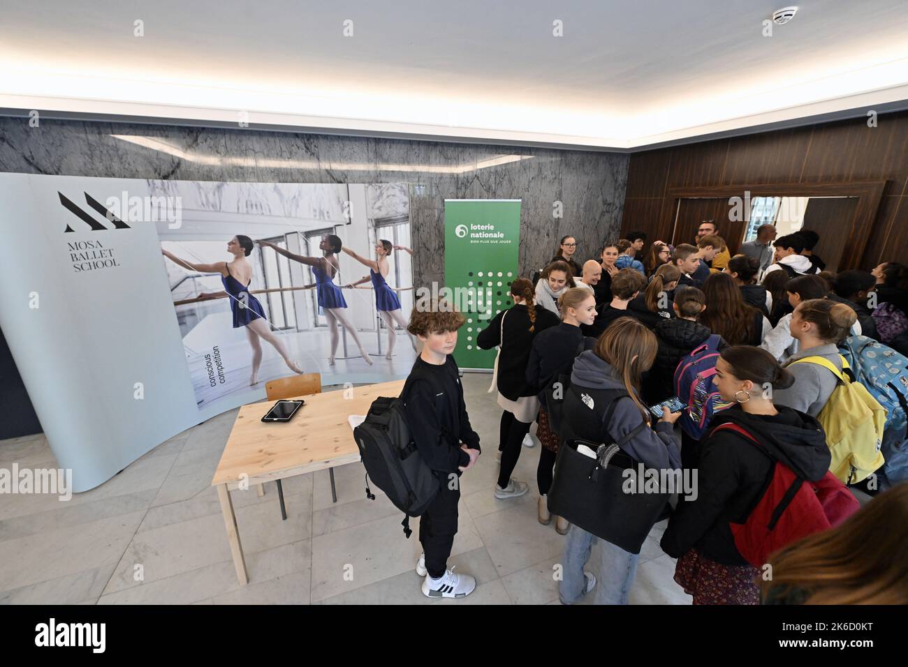 Illustration picture shows a press visit to the new Mosa Ballet School ...