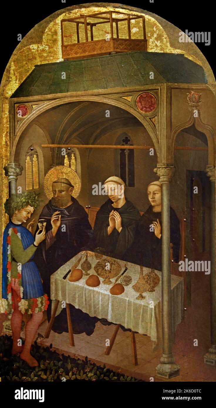 St benedict and the poisoned wine hi-res stock photography and images ...