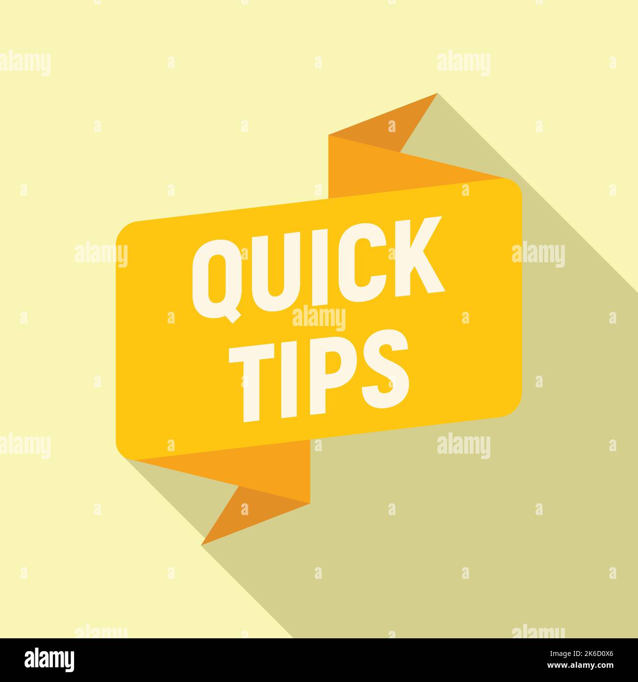 Top tip icon flat vector. Quick trick. Info help Stock Vector Image ...