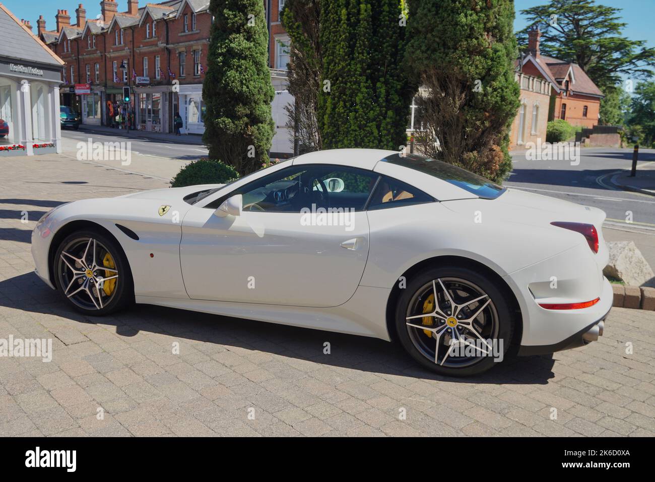 Ferrari California T on display outside showroom of Meridien Modena ...