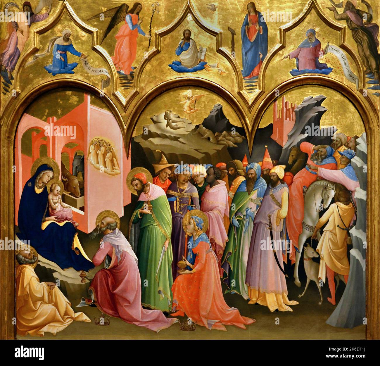 Adoration of the Magi, 1420–1422, Lorenzo Monaco, 1370 – 1425, Italian ...