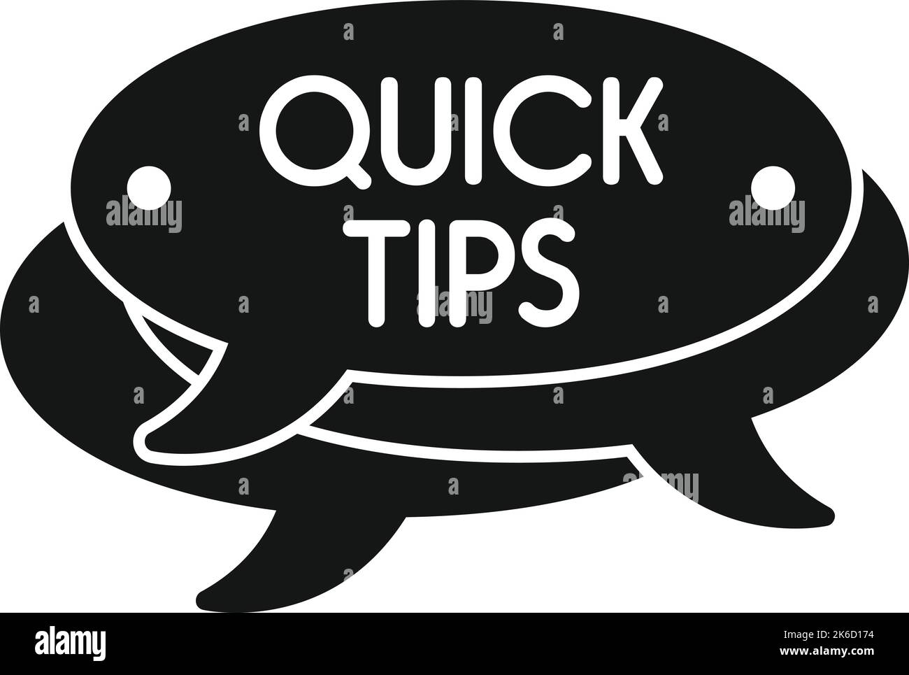 Quick suggestion icon simple vector. Advice idea. Info trick Stock ...