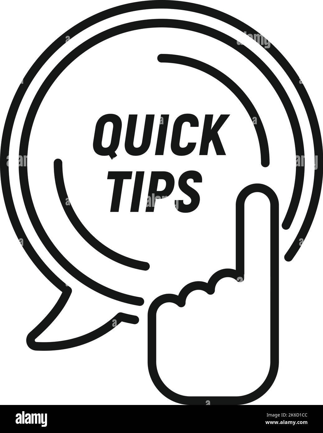 Advice tip icon outline Stock Vector Images - Alamy