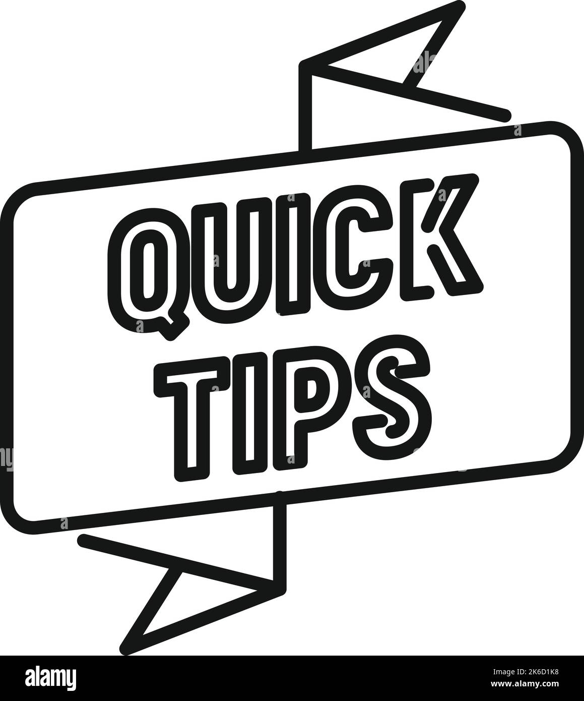 Advice tip icon outline Cut Out Stock Images & Pictures - Alamy