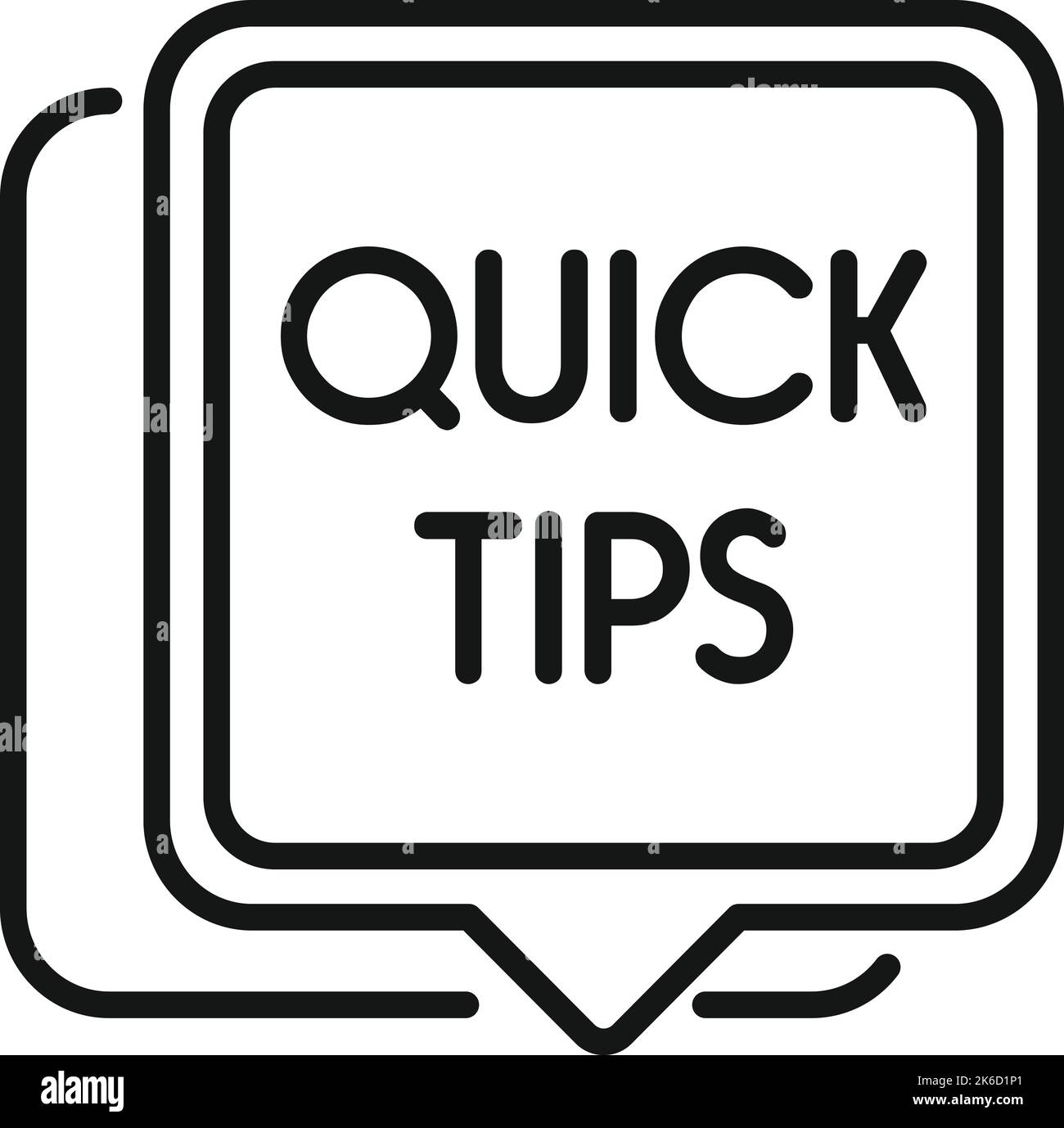 Advice tip icon outline Stock Vector Images - Alamy