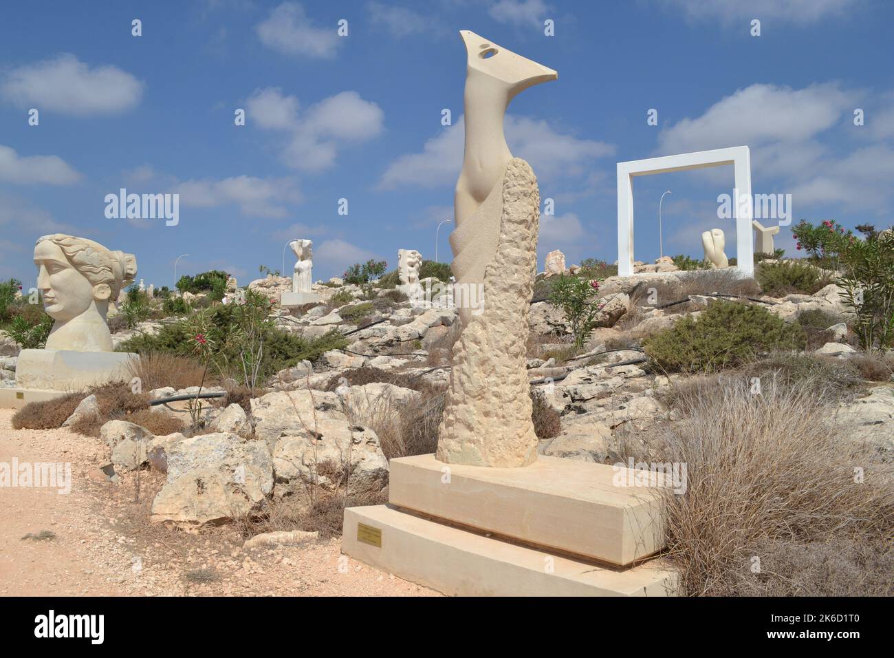 A beautiful shot of the stone sculptures at the Ayia Napa International ...