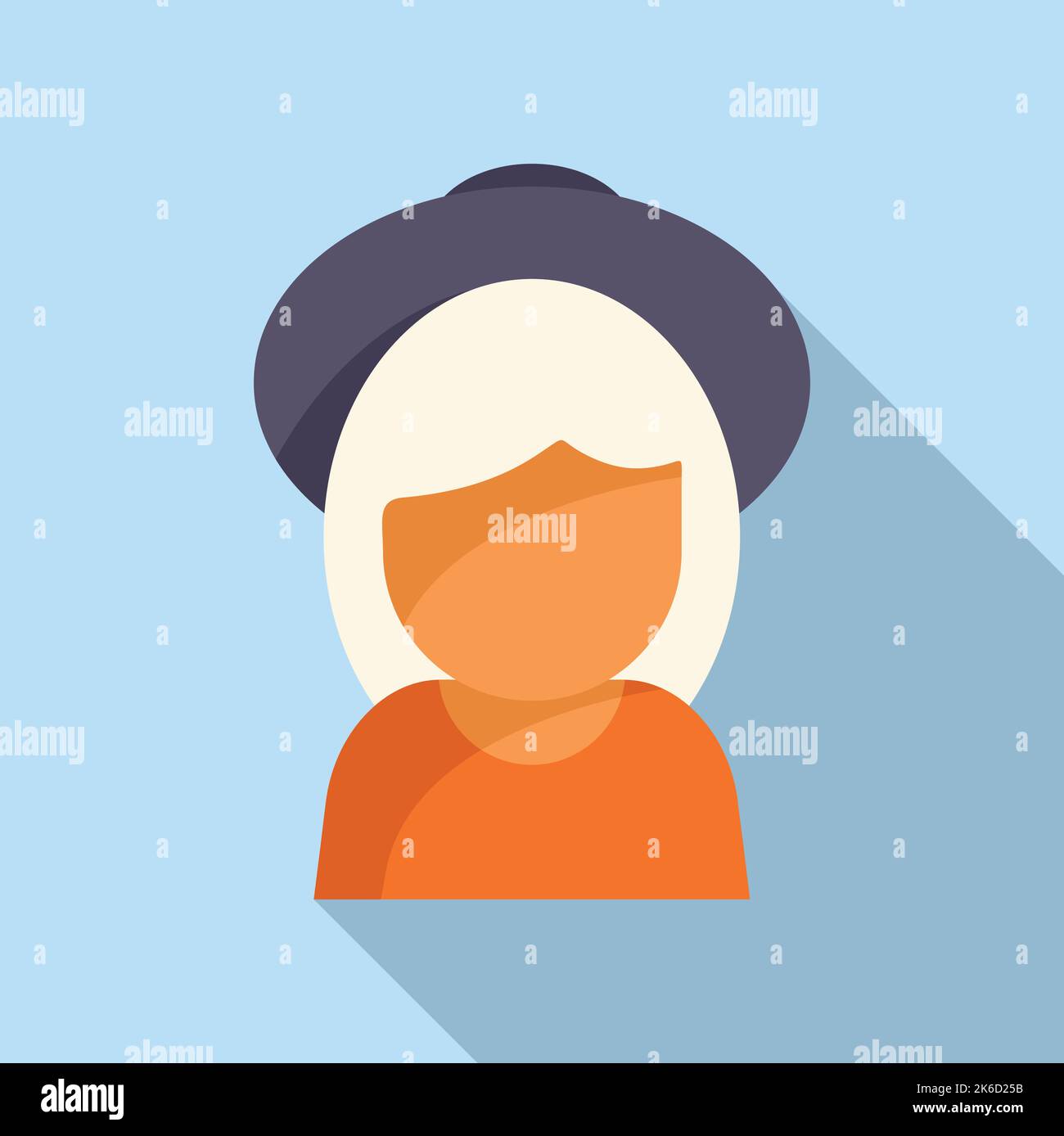 Adult woman icon flat vector. Age people. Cycle process Stock Vector ...