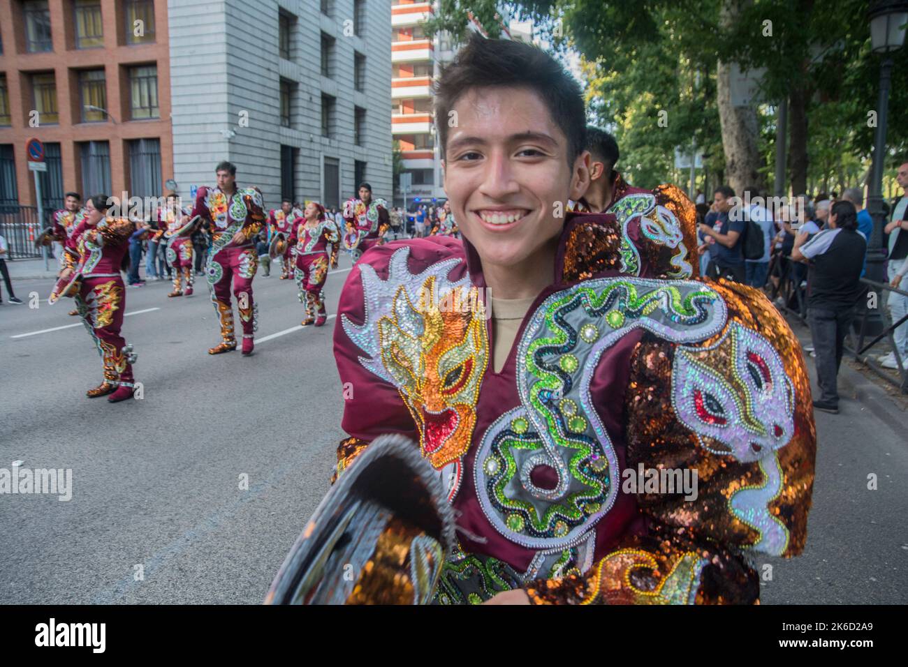 Demonstration of Hispanic heritage on October 12, it is the National ...