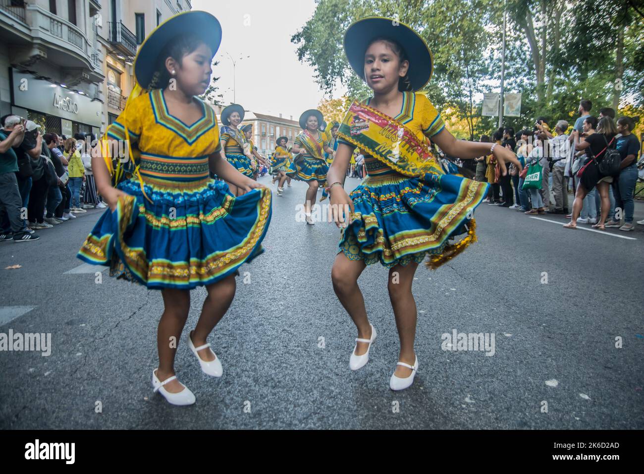 Demonstration of Hispanic heritage on October 12, it is the National ...