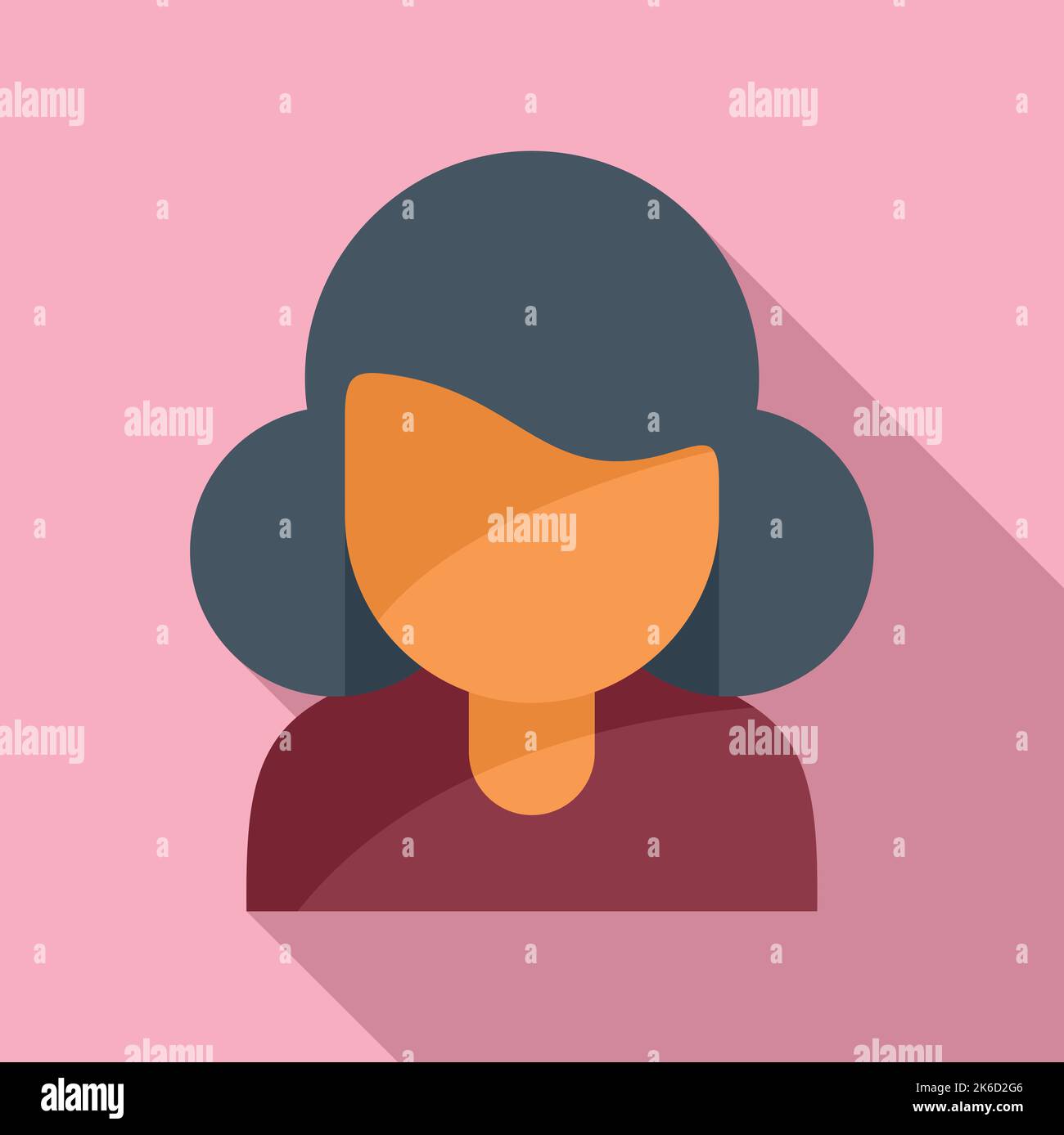 Student icon flat vector. Age old. Woman people Stock Vector Image ...