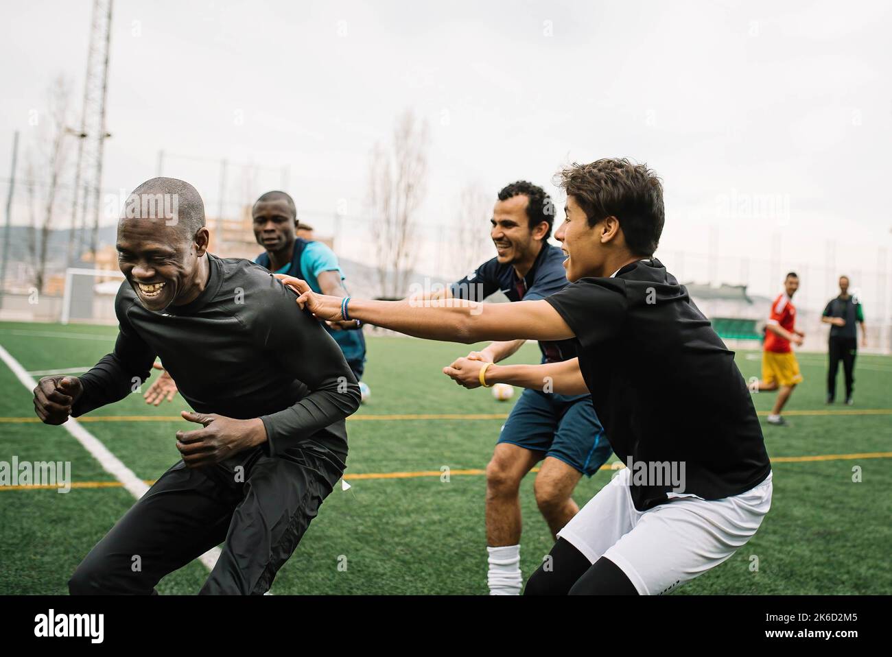High School Football Player Training