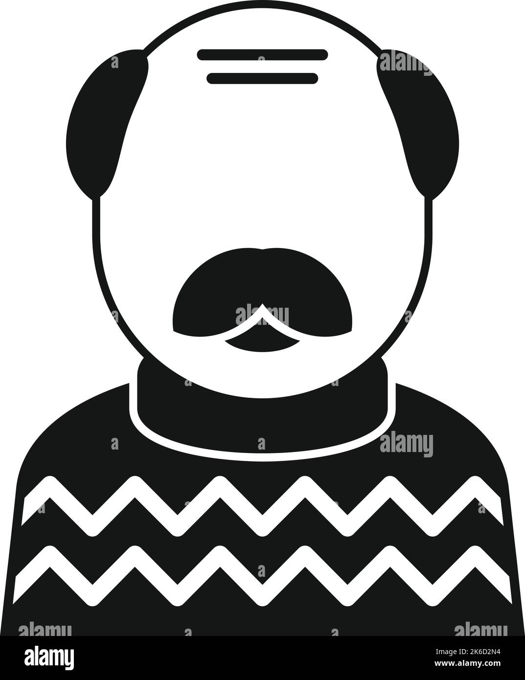 Senior man icon simple vector. Adult life. Generation stage Stock ...