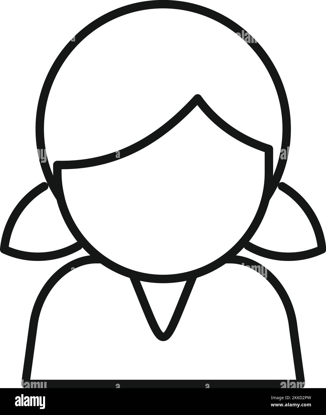 Girl generation icon outline vector. Adult life. Stage people Stock ...