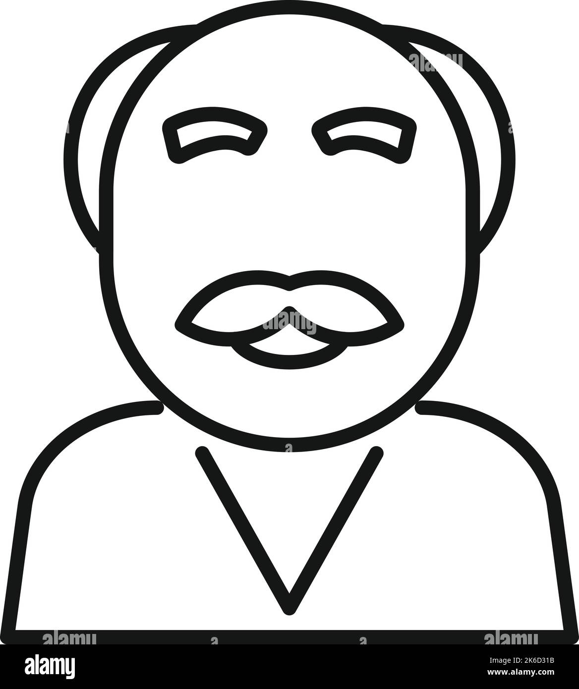 Old father icon outline vector. Adult generation. Stage growth Stock ...