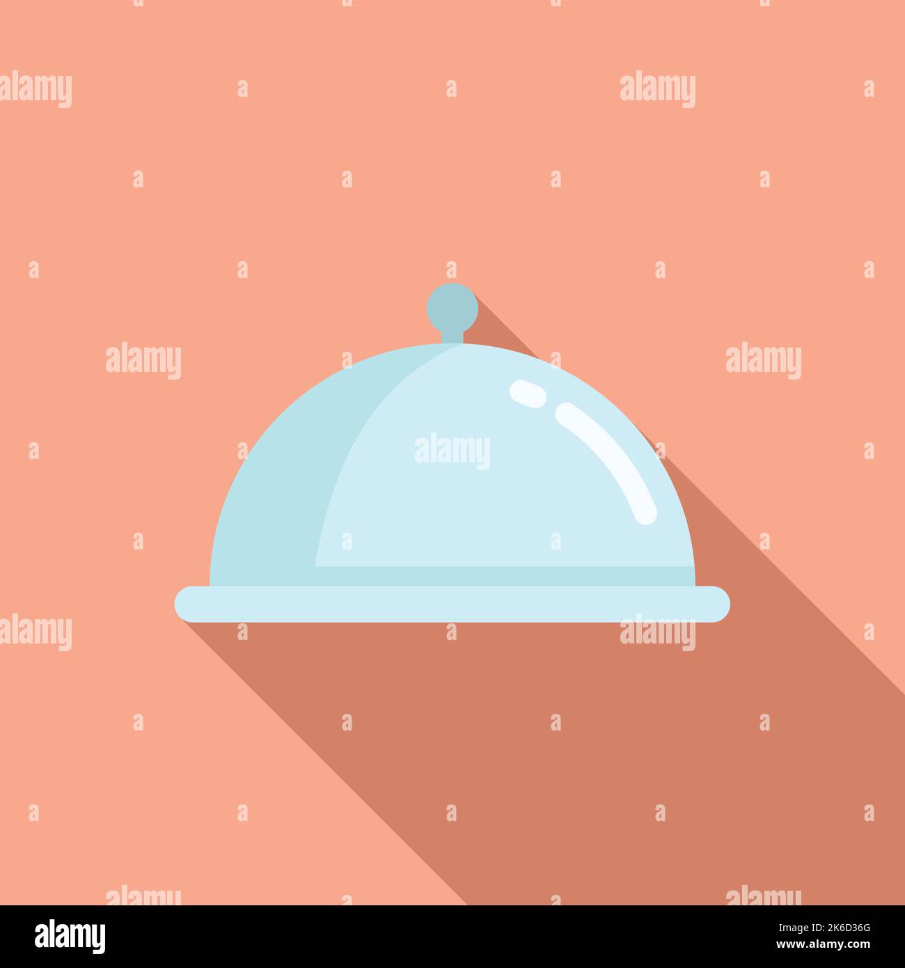 Airline food tray icon flat vector. Plane trolley. Air flight Stock ...