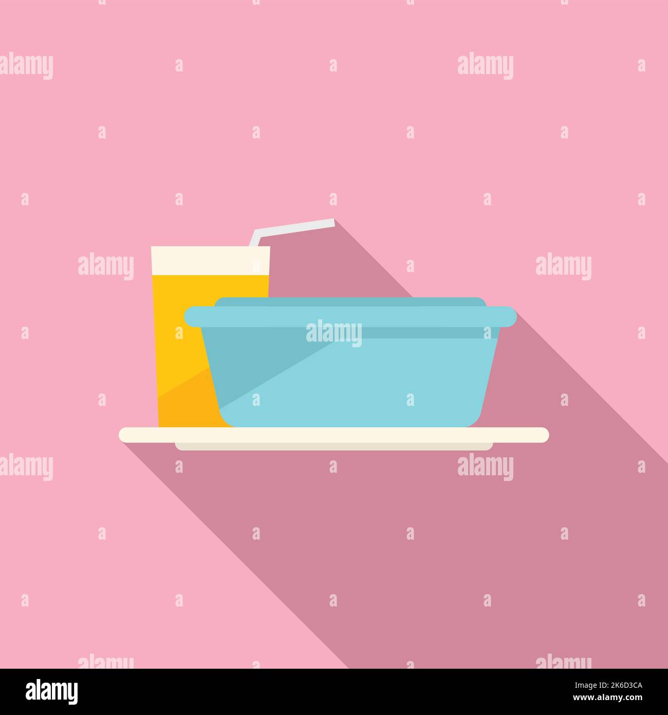 Plane tray food Stock Vector Images - Alamy