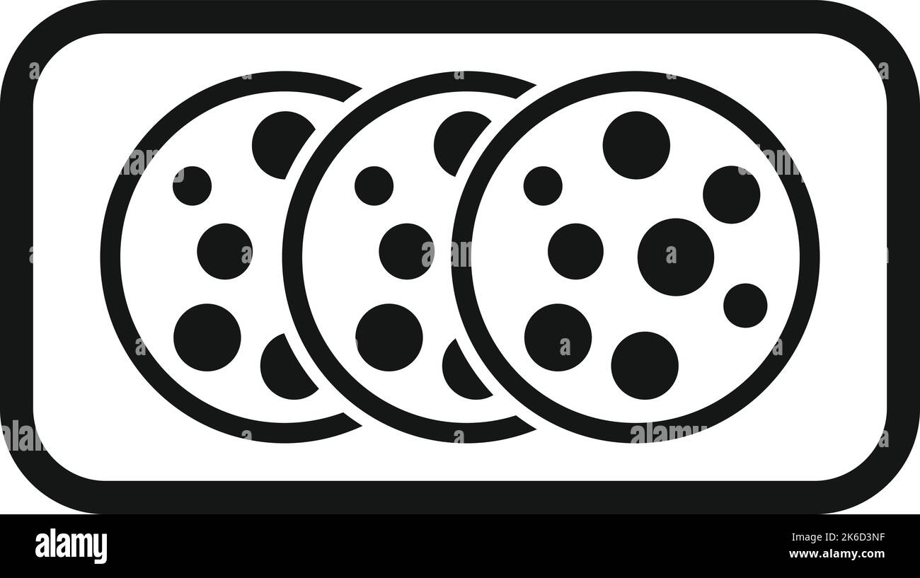 Airline sausage icon simple vector. Food meal. Air flight Stock Vector ...