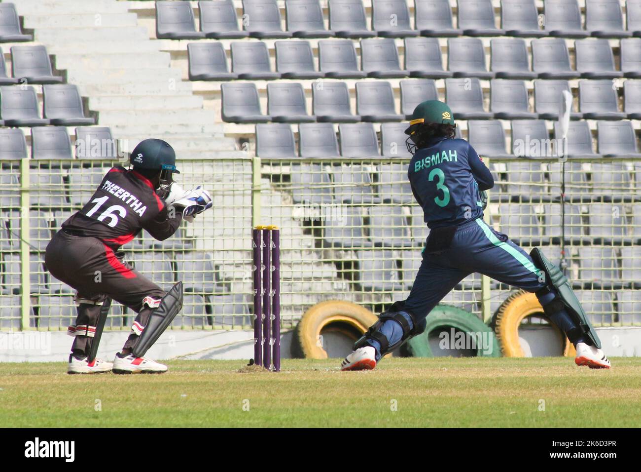 October 9, 2022, Sylhet, Bangladesh: Bismah Maroof of the Pakistan team ...