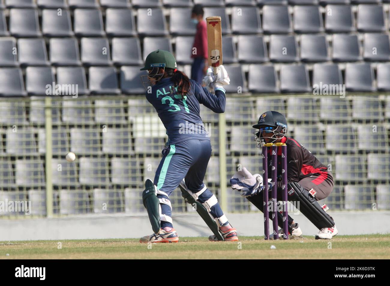 October 9, 2022, Sylhet, Bangladesh: Aliya Riaz of the Pakistan team in ...