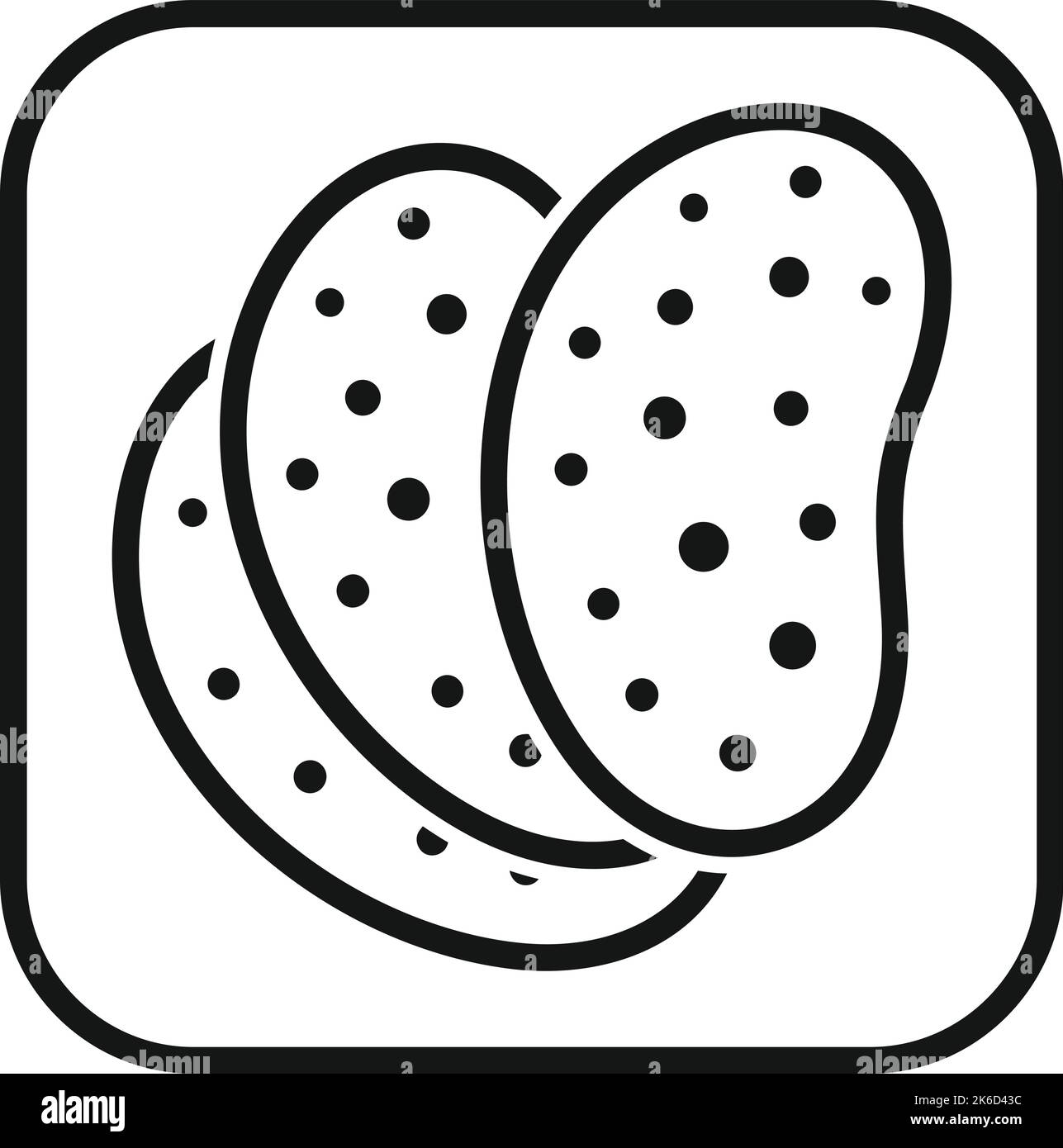 Sausage airline food icon simple vector. Flight meal. Air plane Stock ...