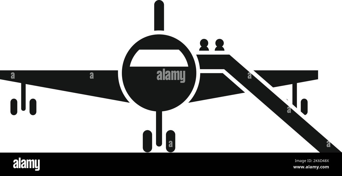 Airplane icon simple vector. Airline passenger. Air seat Stock Vector ...