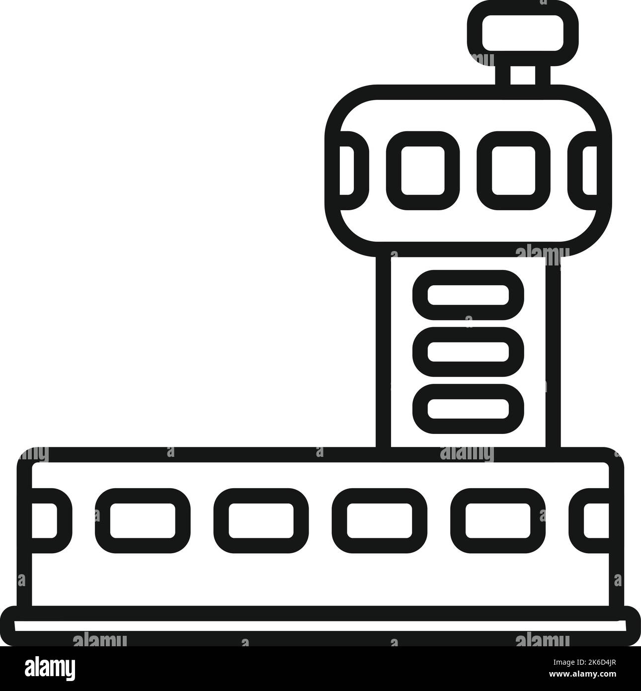 Airport tower icon outline vector. Airplane passenger. Air seat Stock ...