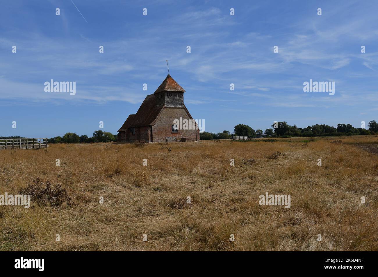 St Thomas Becket Church Romney Marsh Kent uk Stock Photo - Alamy