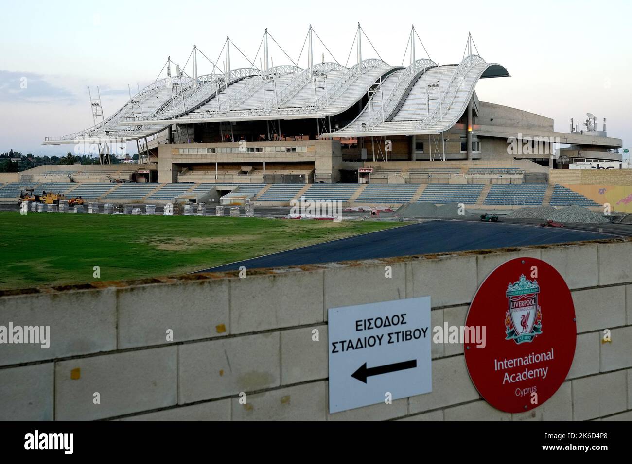 LIMASSOL - The Tsirion Stadium ahead of the UEFA Conference League ...