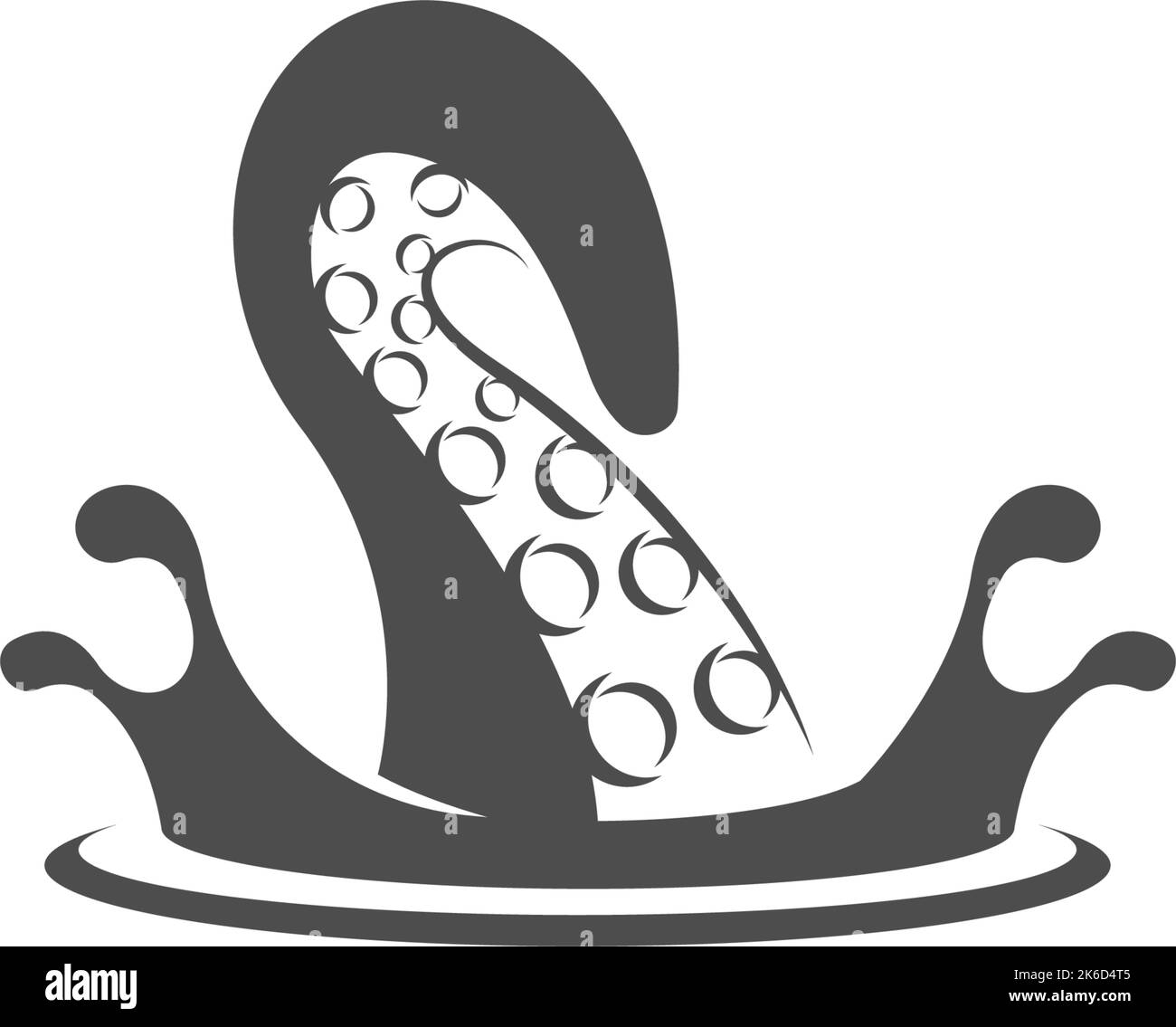 Kraken fish Black and White Stock Photos & Images - Alamy