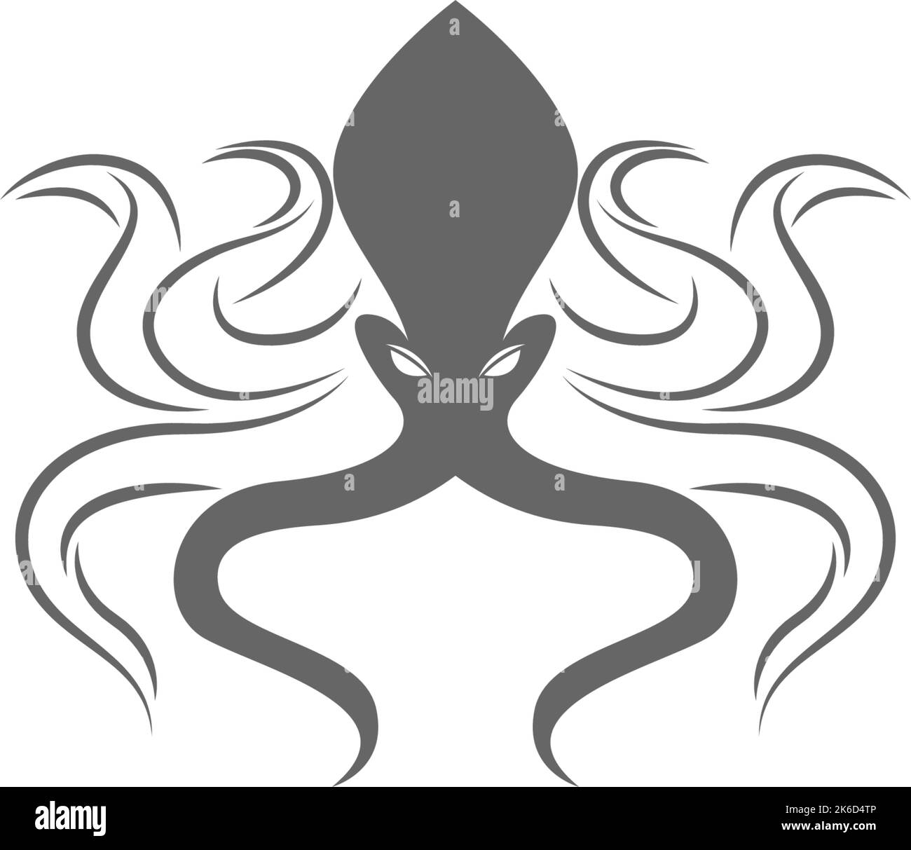 Kraken logo icon illustration template Stock Vector Image & Art - Alamy