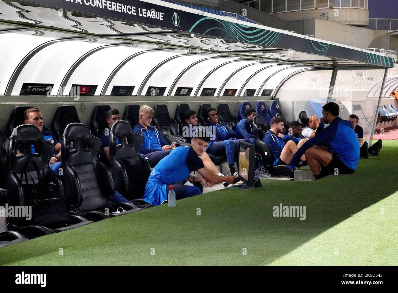 LIMASSOL - AZ Alkmaar players ahead of the UEFA Conference League Group ...