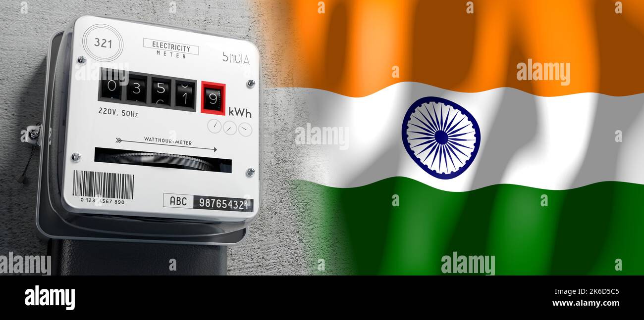 India electricity meter hi-res stock photography and images - Alamy