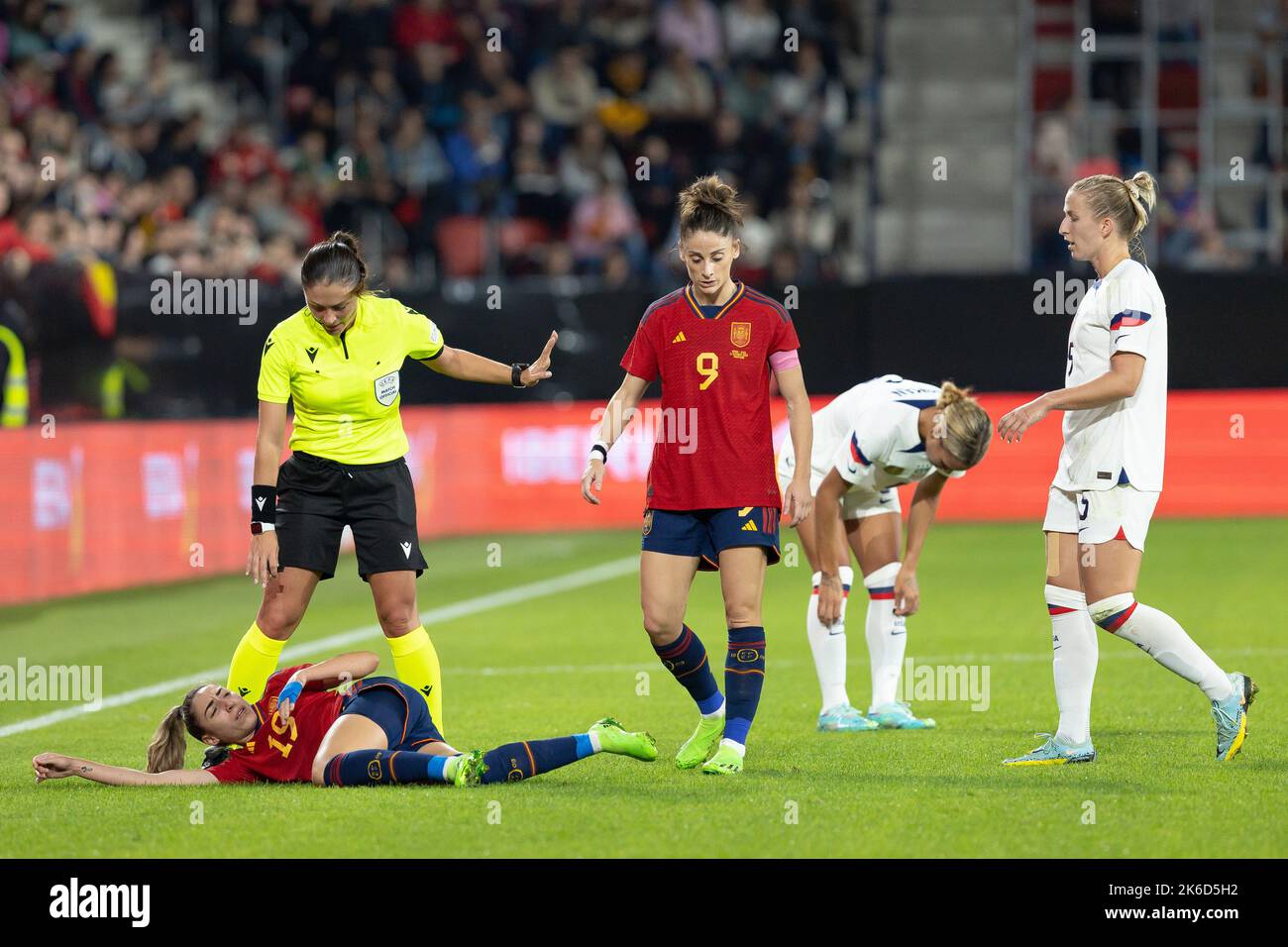 Olga Carmona of Spain during the game between Spain and USWNT at El ...