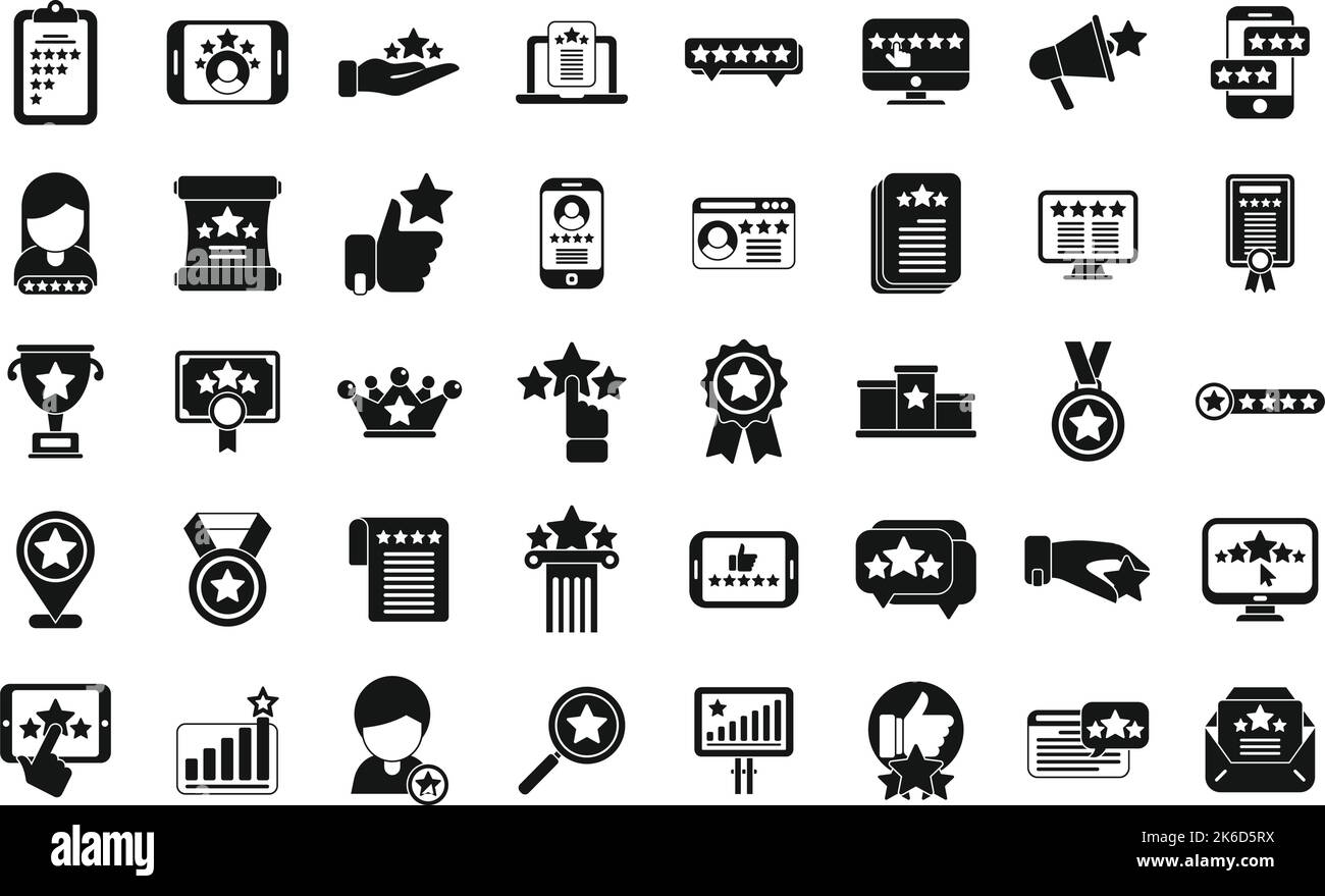 Ranking icons set simple vector. Premium cup. First place Stock Vector ...