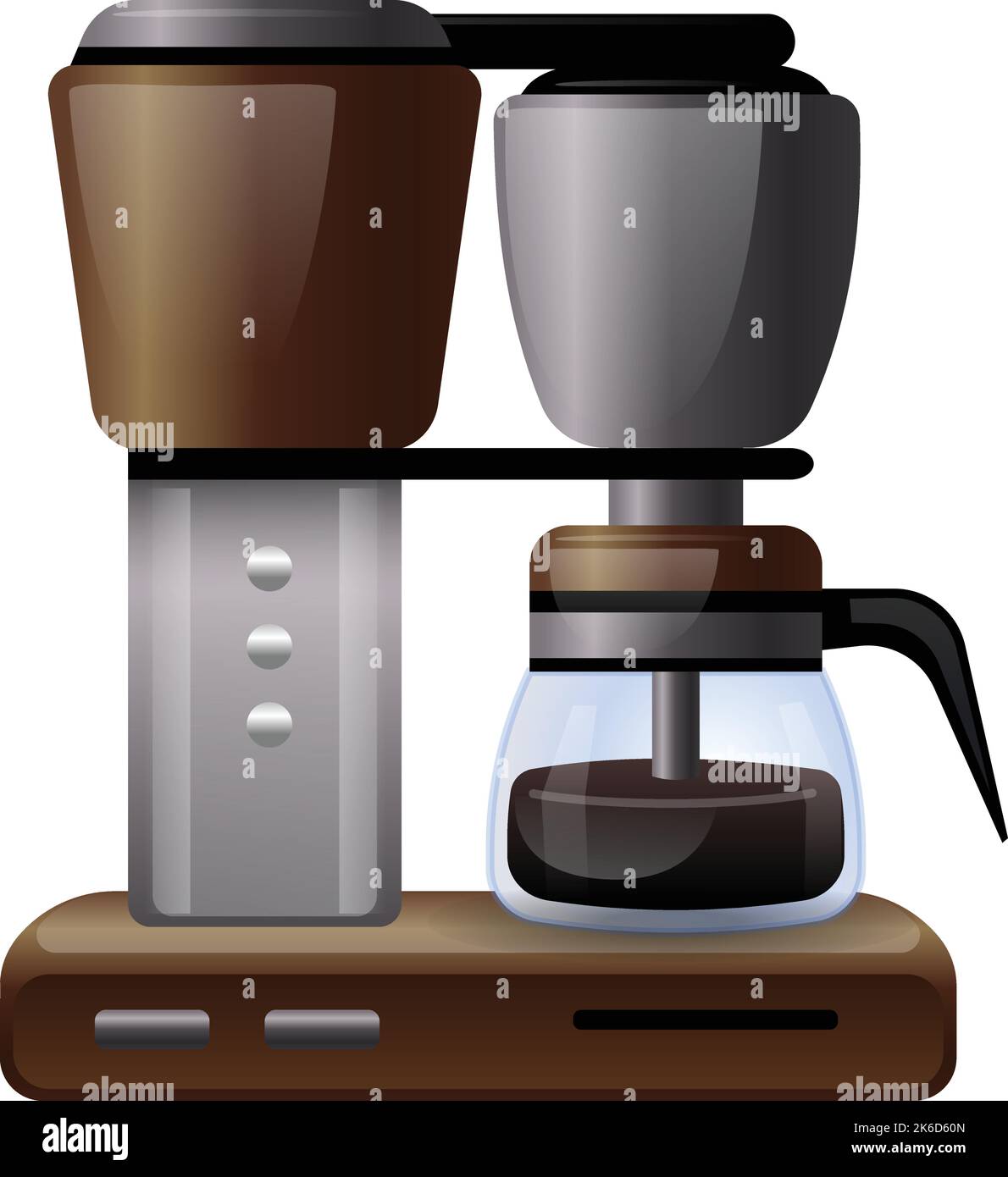 Office coffee machine icon cartoon vector. Espresso making. Drink ...