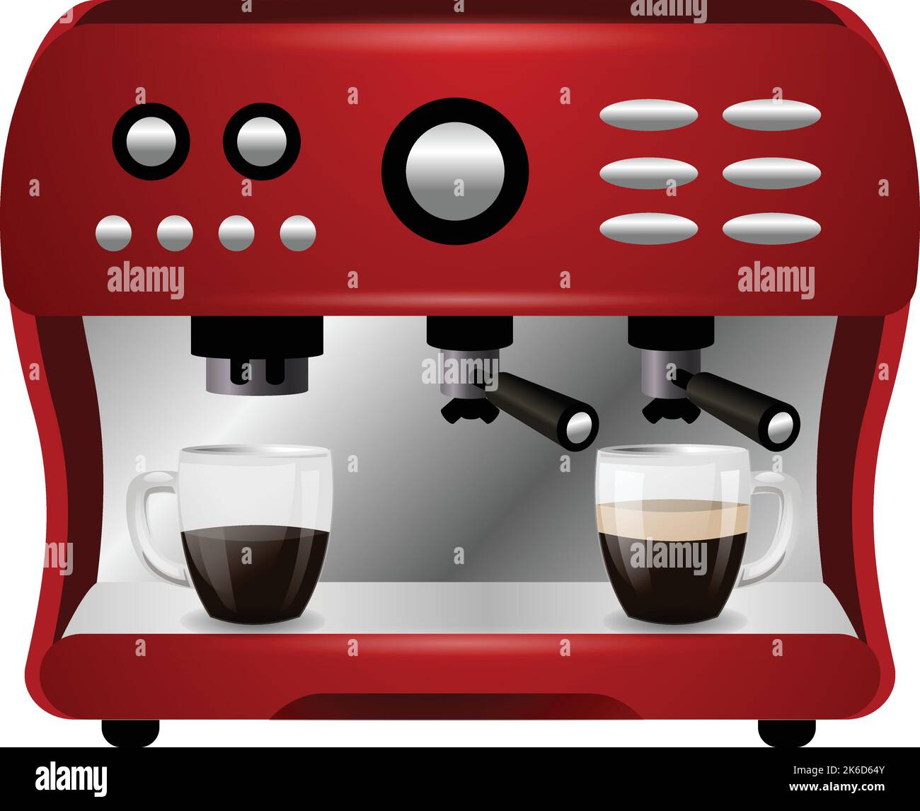 Coffee machine icon cartoon vector. Espresso pot. Cafe filter Stock ...