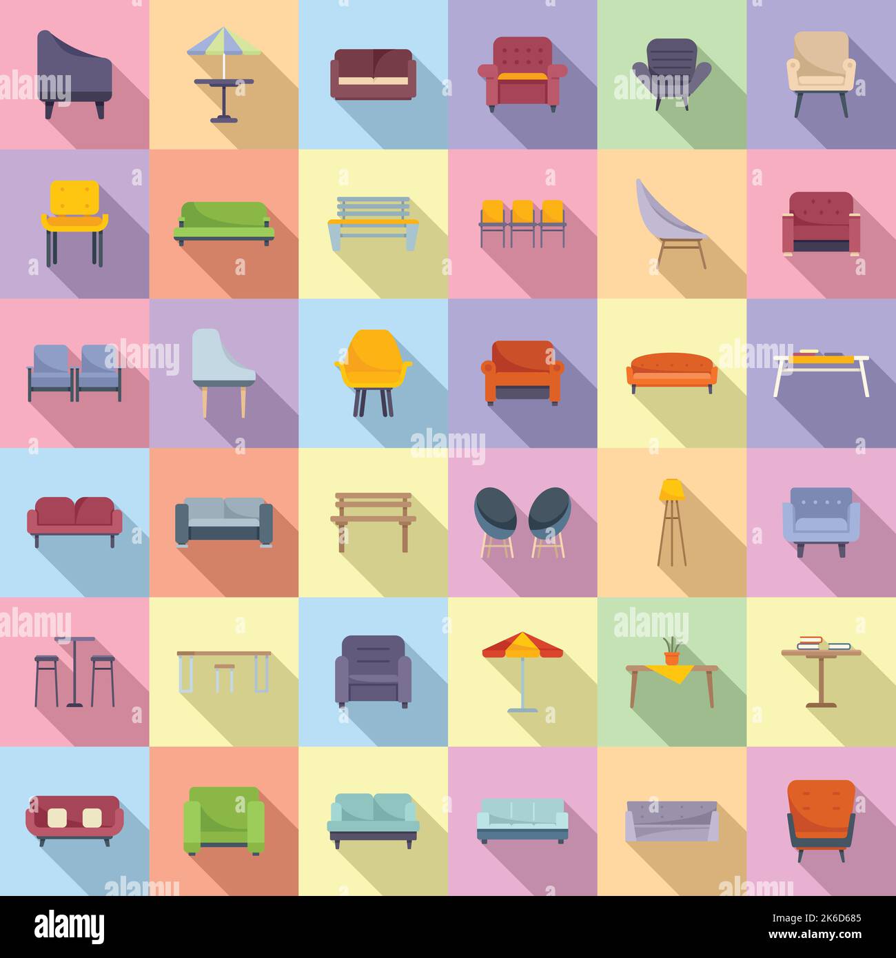 Airport sofa Stock Vector Images - Alamy