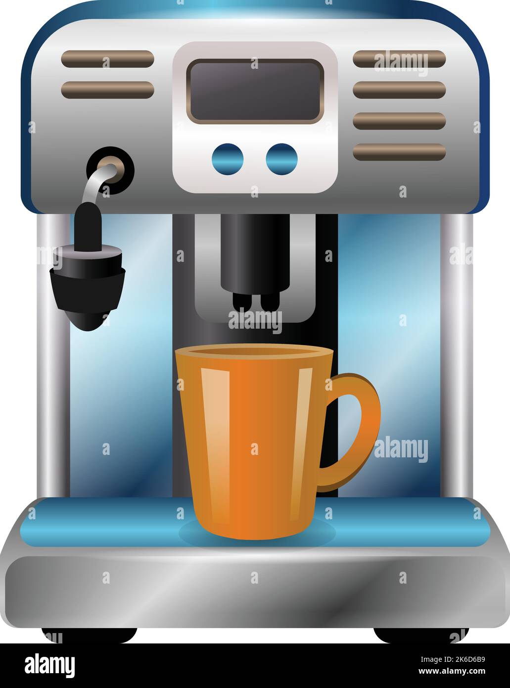 Drink machine icon cartoon vector. Coffee filter. Kitchen aeropress ...