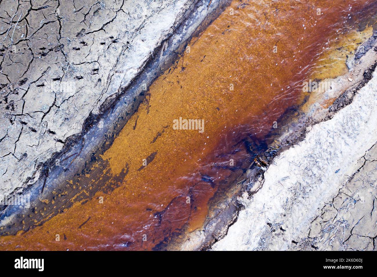 Aerial view of erosion patterns hi-res stock photography and images - Alamy