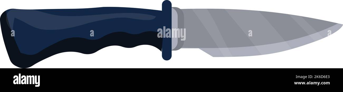 Hunting knife icon cartoon vector. Hunter equipment. Camp adventure ...